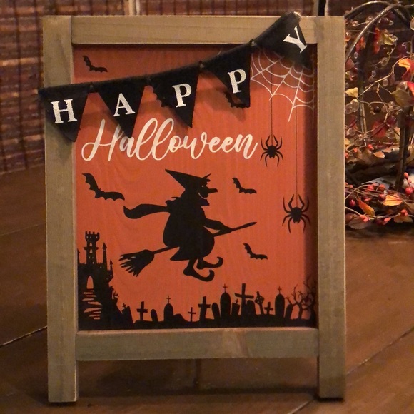 Holiday | Happy Halloween Tabletop Easel Sign | Poshmark